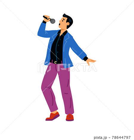 Male Singer Cartoon
