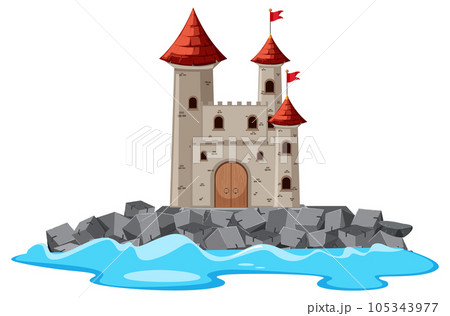 Medieval Drawbridge Cartoon